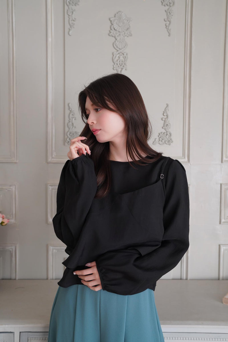 Layered Bustier Blouse – kicuri