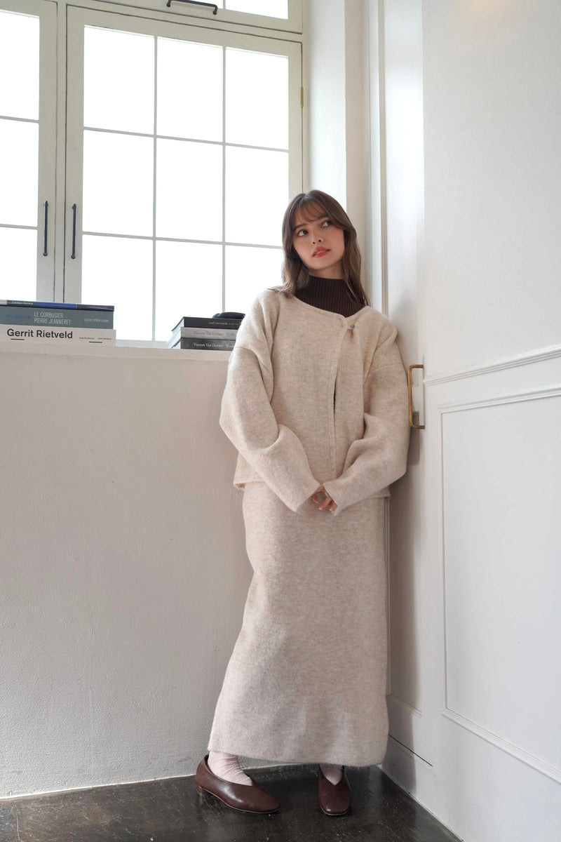 【サンプル】【B品】Outer × Skirt Knit Setup – kicuri